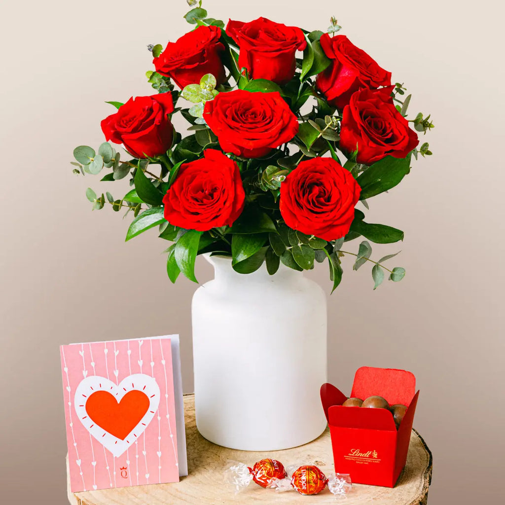 Red Rose Bouquets | Send Love with International Delivery – Flora Queen