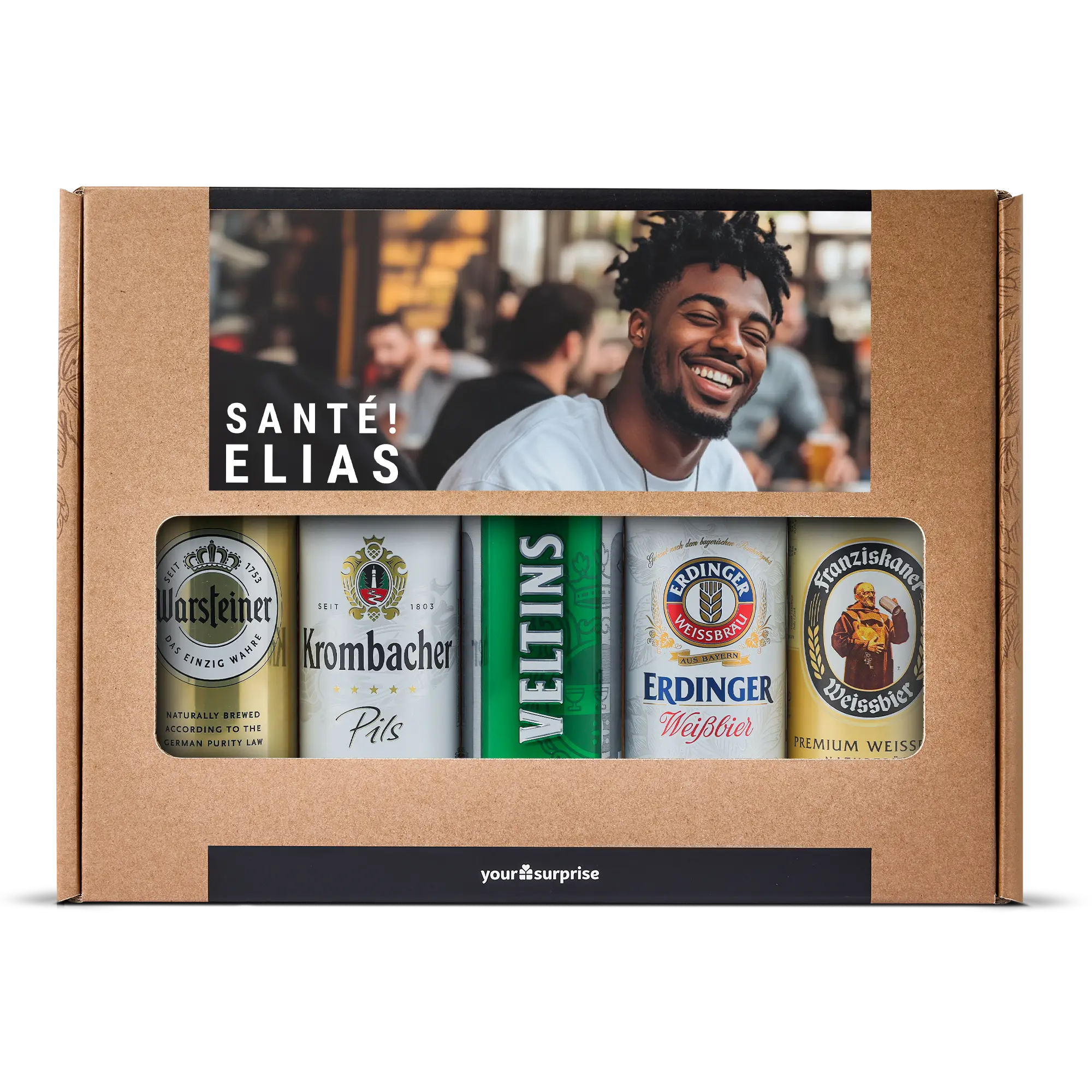 Beer can set - German - Flora Queen